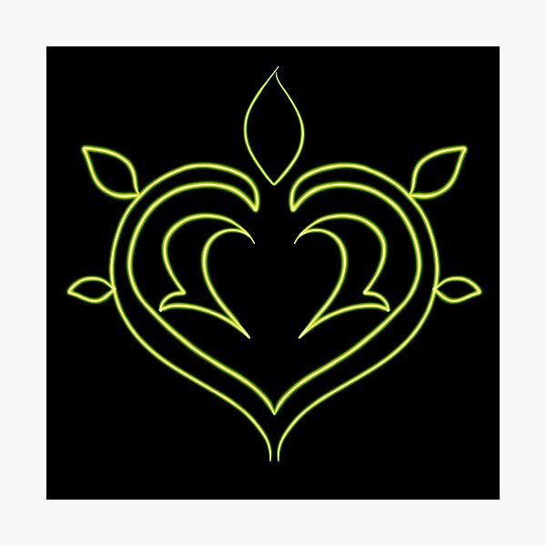 "Genshin Impact - Dendro Logo " Photographic Print for Sale by ...