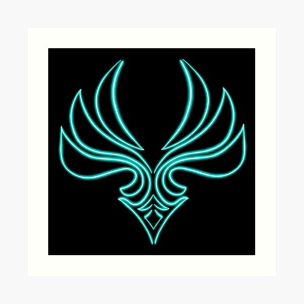 "Genshin Impact - Anemo Logo " Art Print by twitchleah | Redbubble