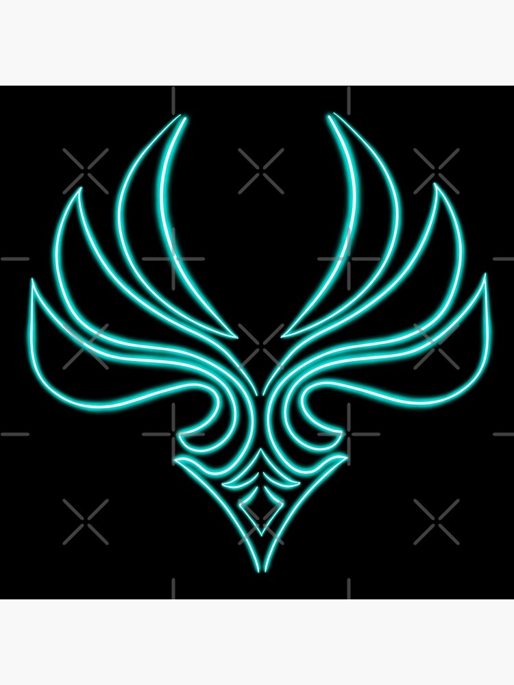 Genshin Impact Anemo Logo Poster For Sale By Twitchleah Redbubble