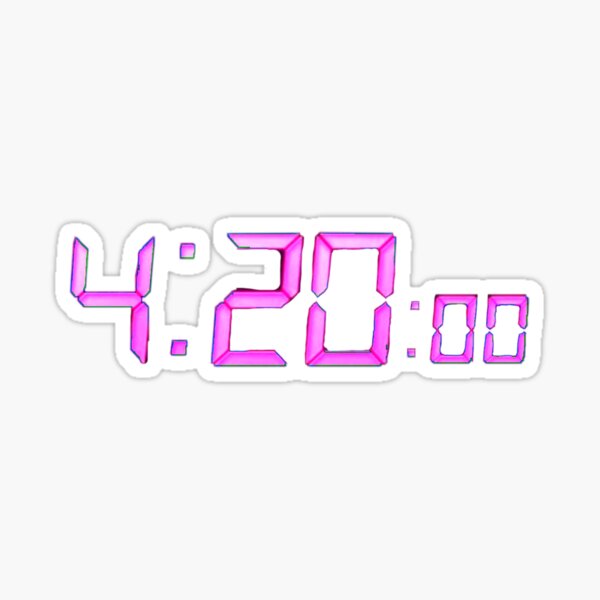 "420 Time style " Sticker for Sale by YesWe-ed-Can | Redbubble