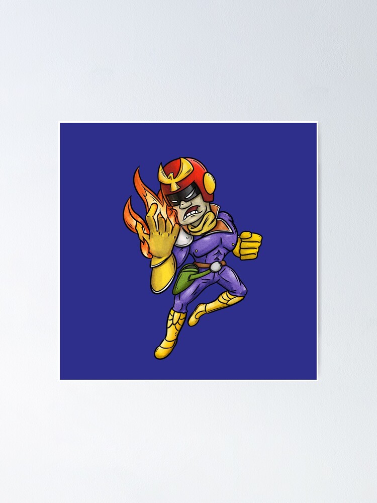 "The Original Smashers - Falcon Punch" Poster for Sale by thecamobot ...