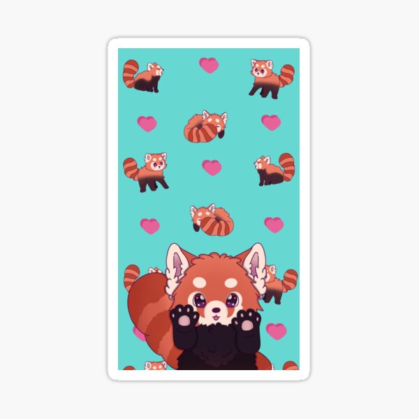 "Cute Red Pandas" Sticker for Sale by DDonutzArt | Redbubble