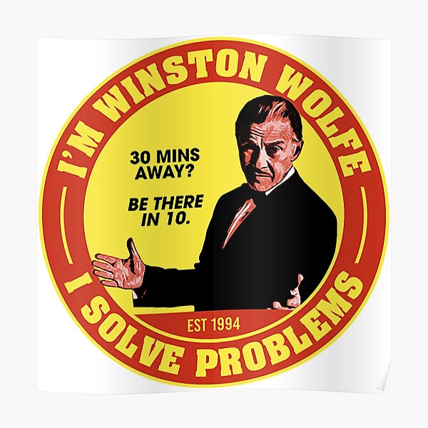 Winston Wolf Posters | Redbubble