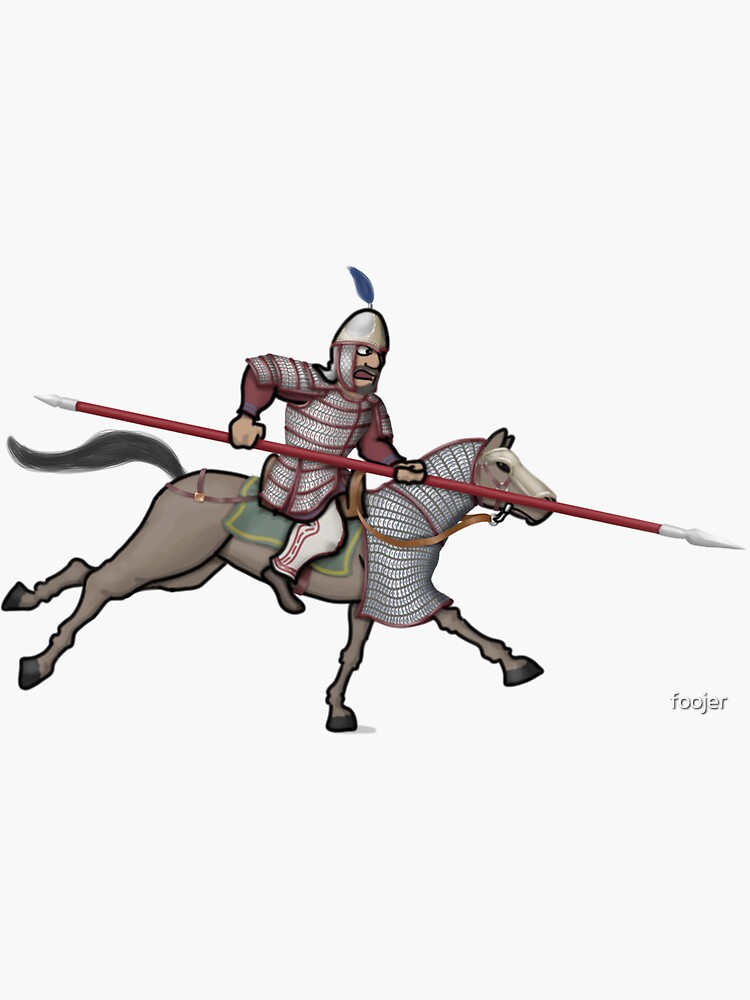 "Byzantine Cataphract" Sticker for Sale by foojer | Redbubble