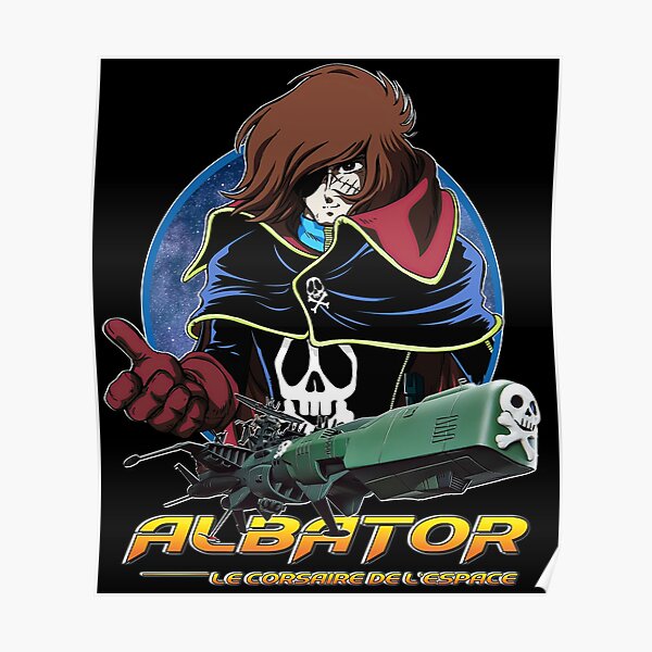 Posters sur le thème Albator | Redbubble