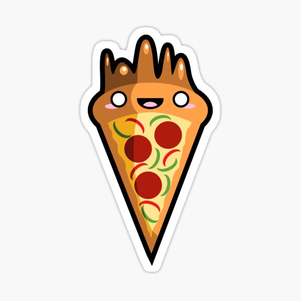 "Kawaii Pizza Fella" Sticker for Sale by NicoNicoNEET | Redbubble