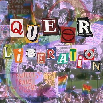 "QUEER LIBERATION" Poster for Sale by GenRatify | Redbubble