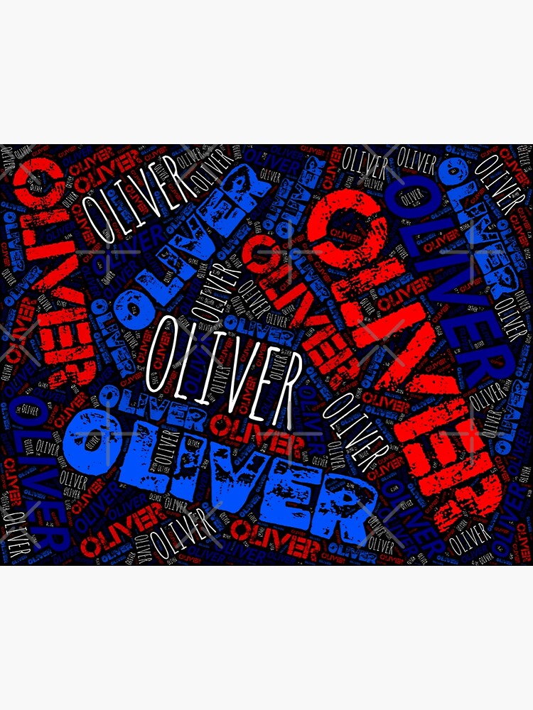 "OLIVER - Personal Name Collage" Poster for Sale by BillyBong2020 ...