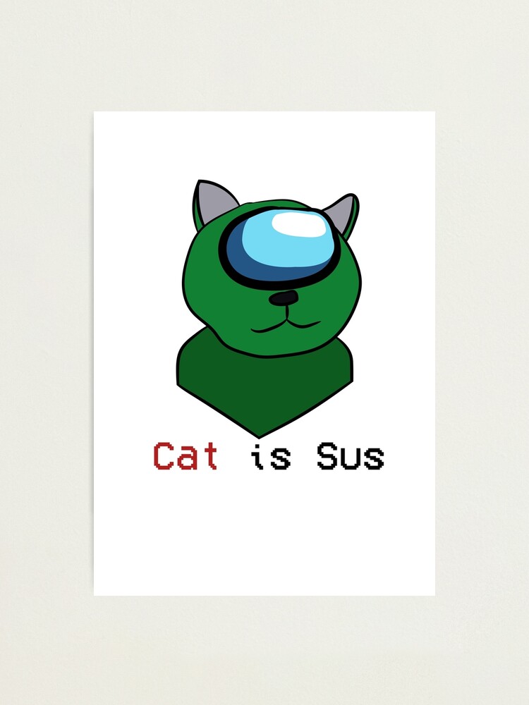 "Cat is Sus" Photographic Print for Sale by Soumyadip20 | Redbubble