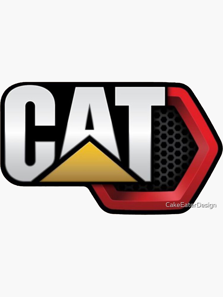 "CAT Machine" Sticker for Sale by CakeEaterDesign | Redbubble