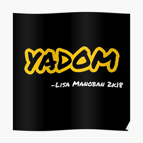 "Blackpink Lisa Iconic Yadom 2018" Poster for Sale by kpopmerch13 ...