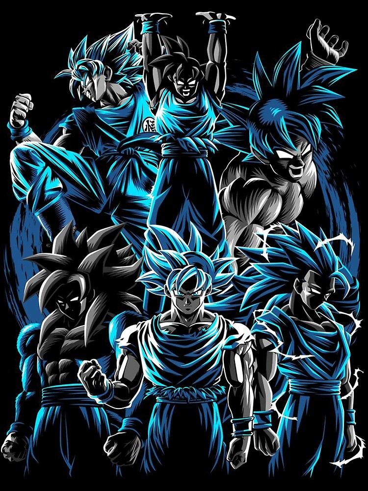 "Goku Multi Super Saiyan Edition" Poster for Sale by IpMeiXhi | Redbubble