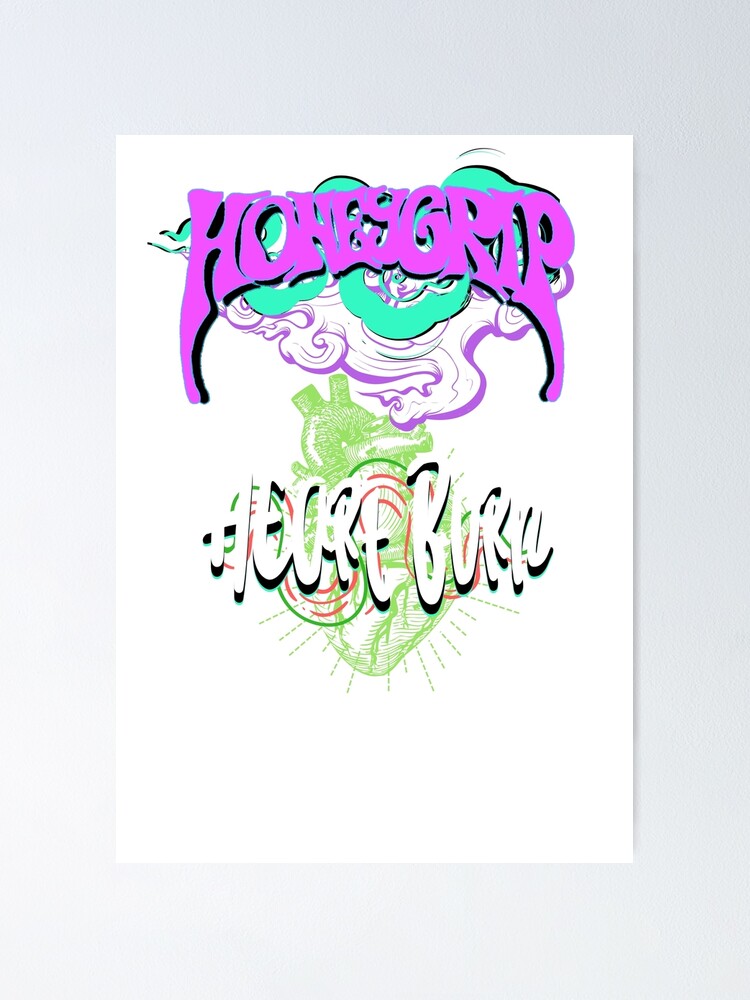Póster «Honeygrip: acidez de estómago» de Honeygrip | Redbubble