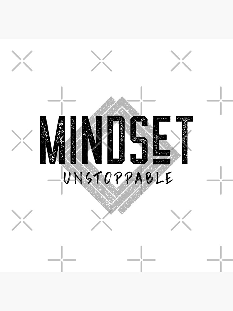 "Mindset Unstoppable" Poster by inspiremetees | Redbubble