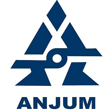 "Anjum means Star logo" Sticker for Sale by AAGraphicsShop | Redbubble