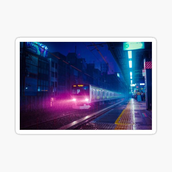 "Japanese train" Sticker for Sale by Omeha-store | Redbubble