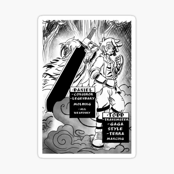 "Daniel and Todd" Sticker for Sale by duttycreep | Redbubble