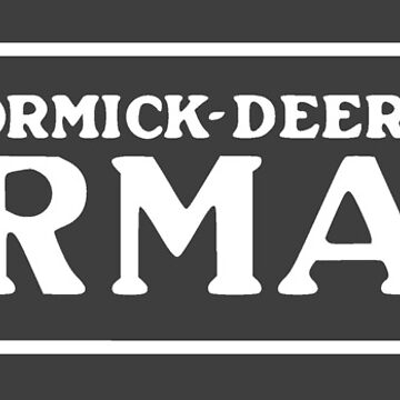 "Farmall - McCormick Deering Logo - White" Kids T-Shirt for Sale by ...