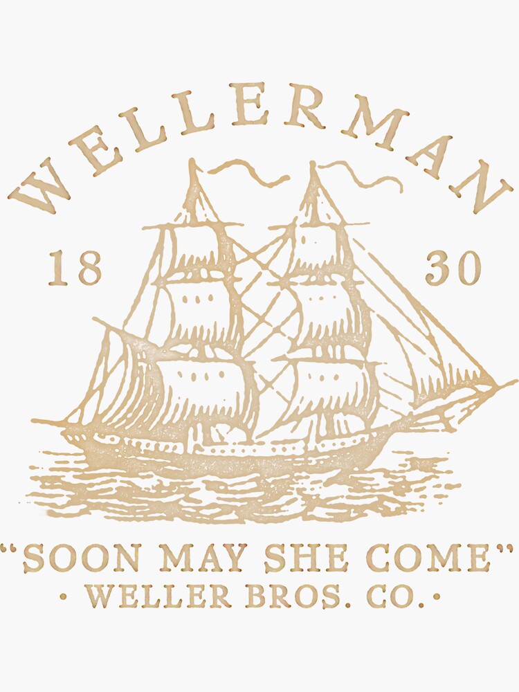 "Wellerman - Sea Shanty Tribute" Sticker for Sale by AJHateley | Redbubble