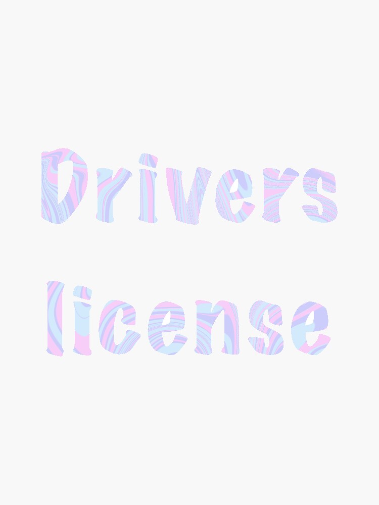 "Drivers license sticker " Sticker by Swift-stickers | Redbubble