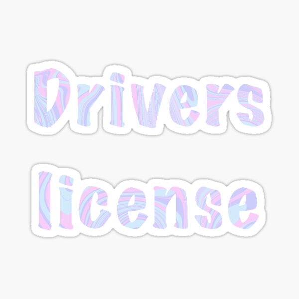 "Drivers license sticker " Sticker by Swift-stickers | Redbubble