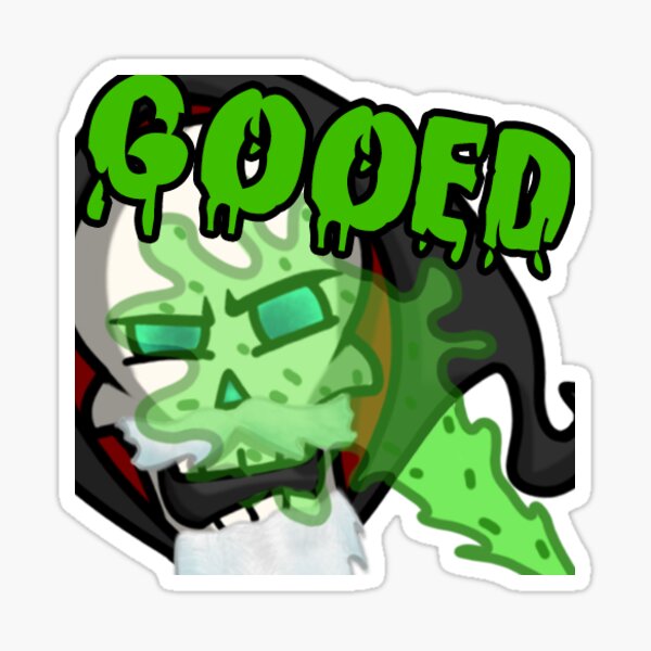 "Bearded Reaper Gooed" Sticker for Sale by Whodu-Designs | Redbubble