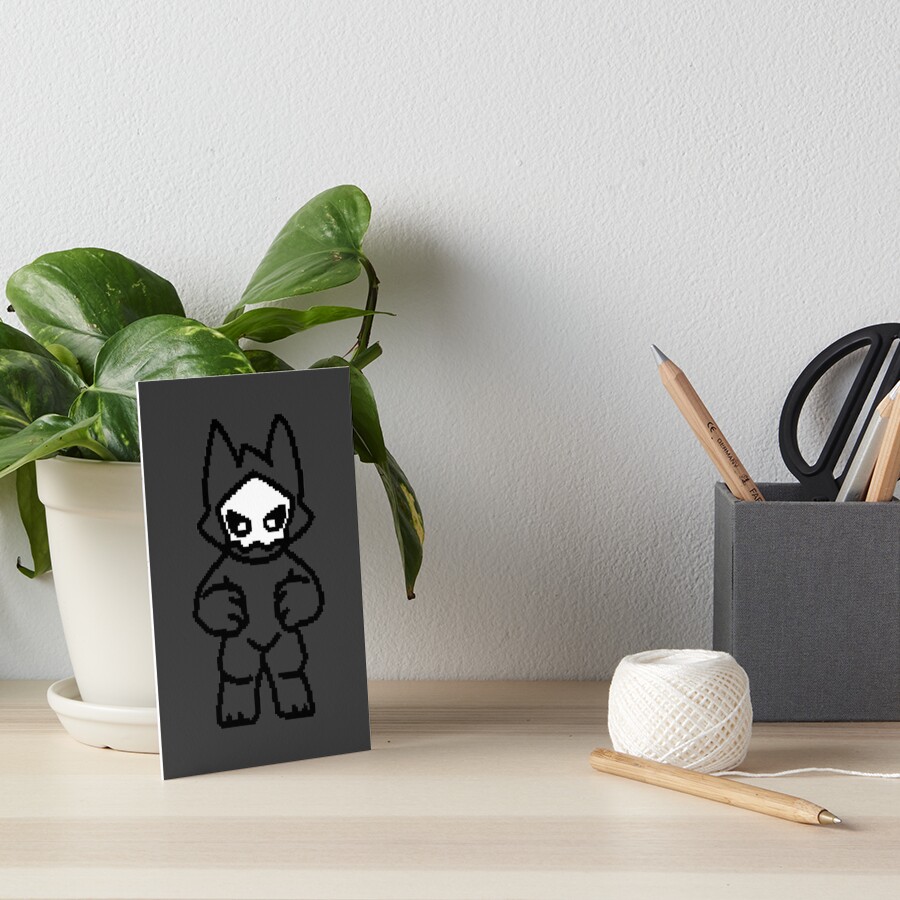 "Changed - Dark Latex Wolf Sprite (Male)" Art Board Print for Sale by ...