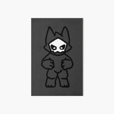 "Changed - Dark Latex Wolf Sprite (Male)" Art Board Print for Sale by ...