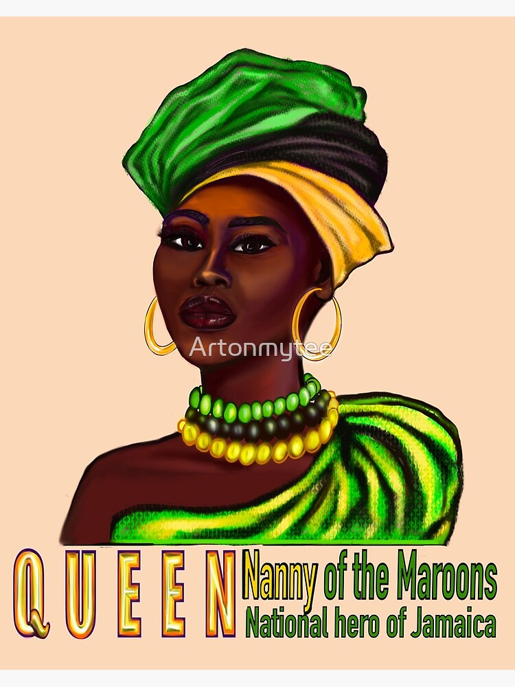 "Queen nanny of the Maroons - national heroine of Jamaica" Art Board ...
