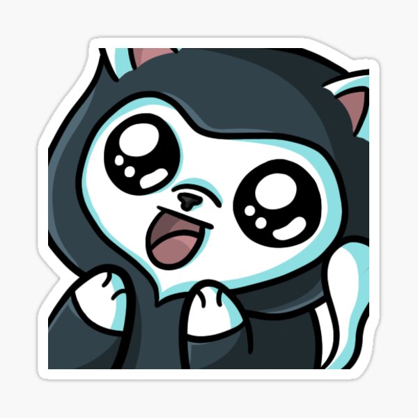 "Reaper Kitten " Sticker for Sale by Whodu-Designs | Redbubble