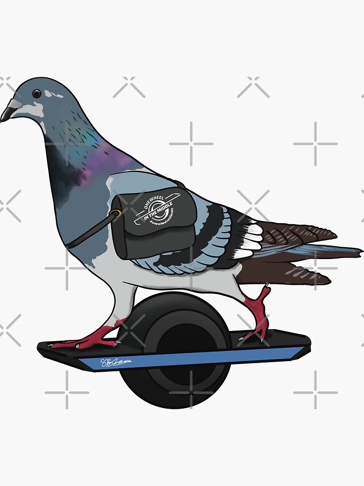 "Messenger Pigeon" Sticker by OWInTheMiddle | Redbubble