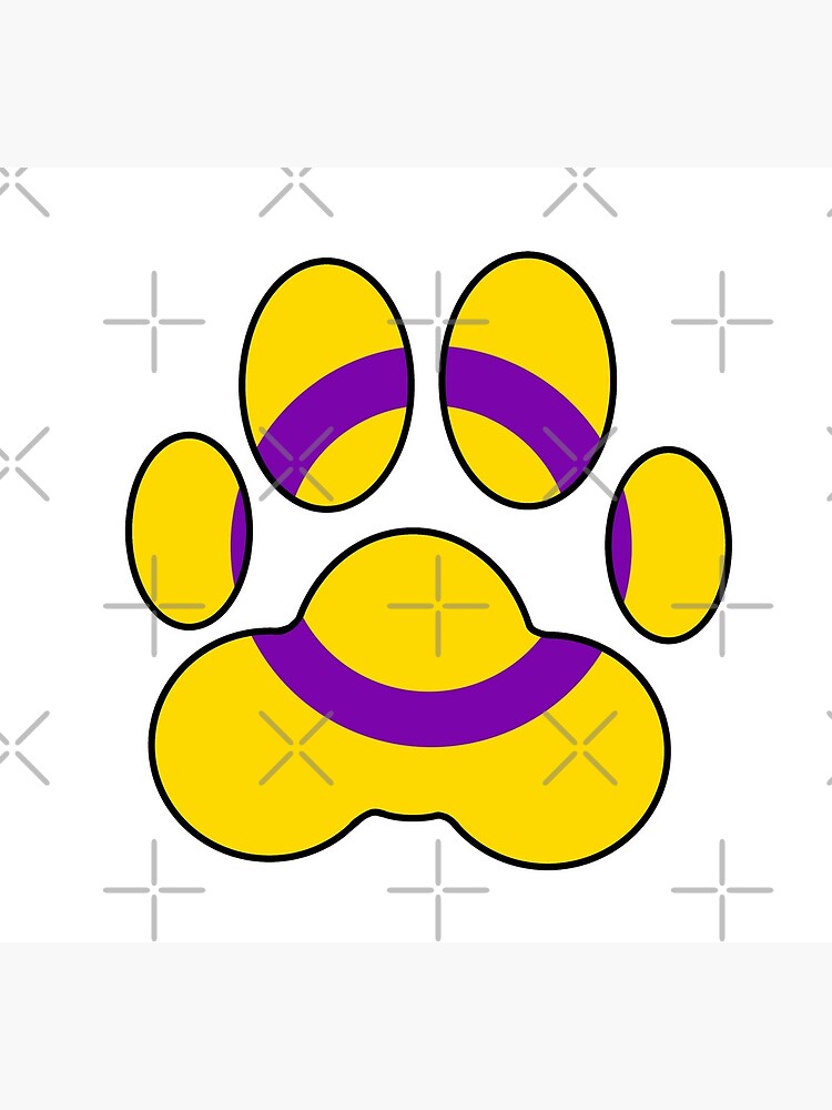 "LGBT Pride paws, Intersex" Poster for Sale by EchoSkyArt | Redbubble