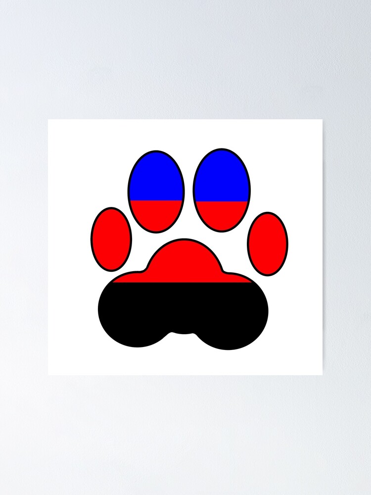 "LGBT Pride paws, Polyamorous" Poster for Sale by EchoSkyArt | Redbubble