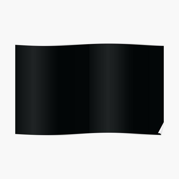 "black color" Poster by Silver-7 | Redbubble