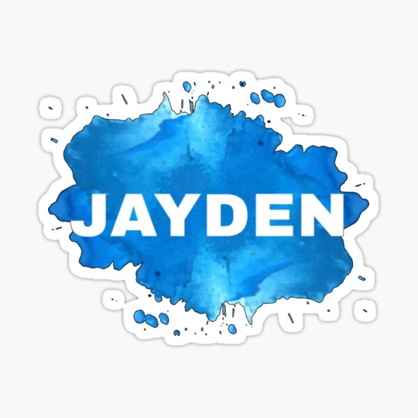 Jayden Name Stickers | Redbubble
