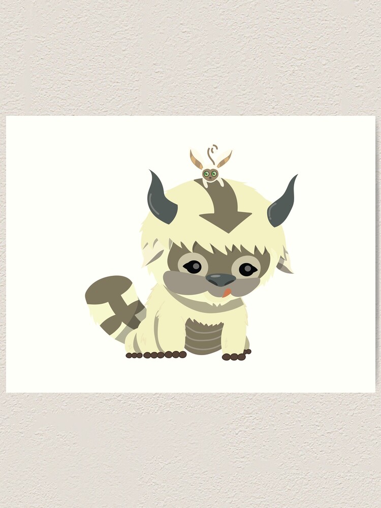 "Appa and Momo - Avatar The Last Airbender" Art Print for Sale by ...