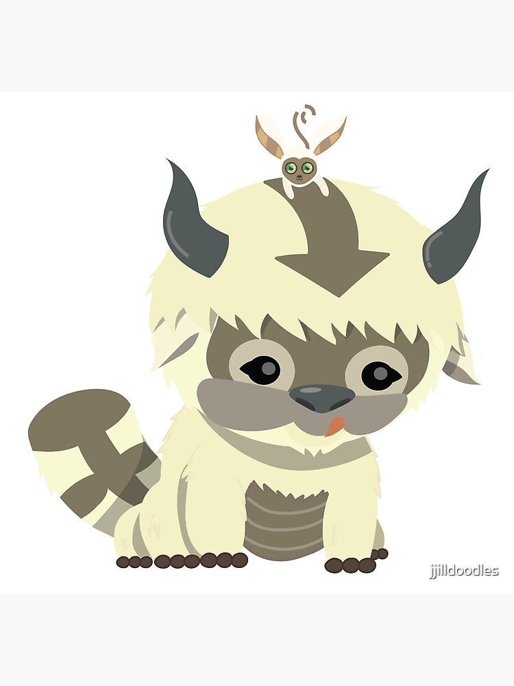 "Appa and Momo - Avatar The Last Airbender" Art Print by jjilldoodles ...