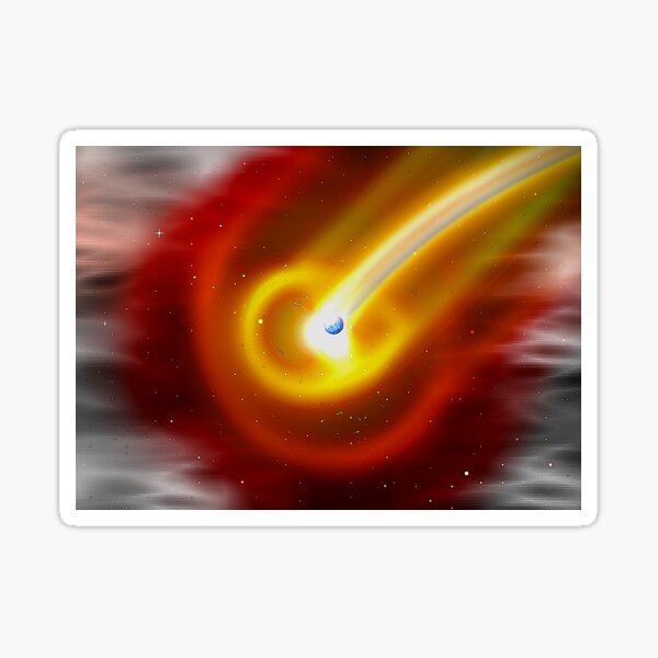 "Comet" Sticker for Sale by glink | Redbubble