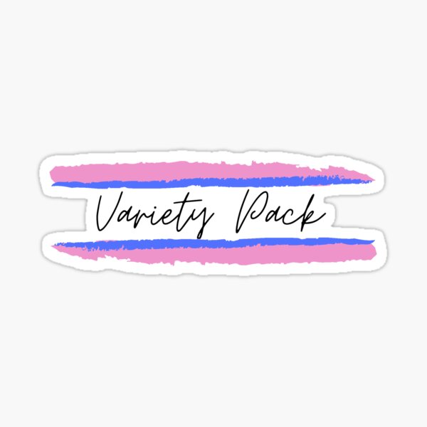 "Variety Pack - Original Logo" Sticker for Sale by CPetrone | Redbubble