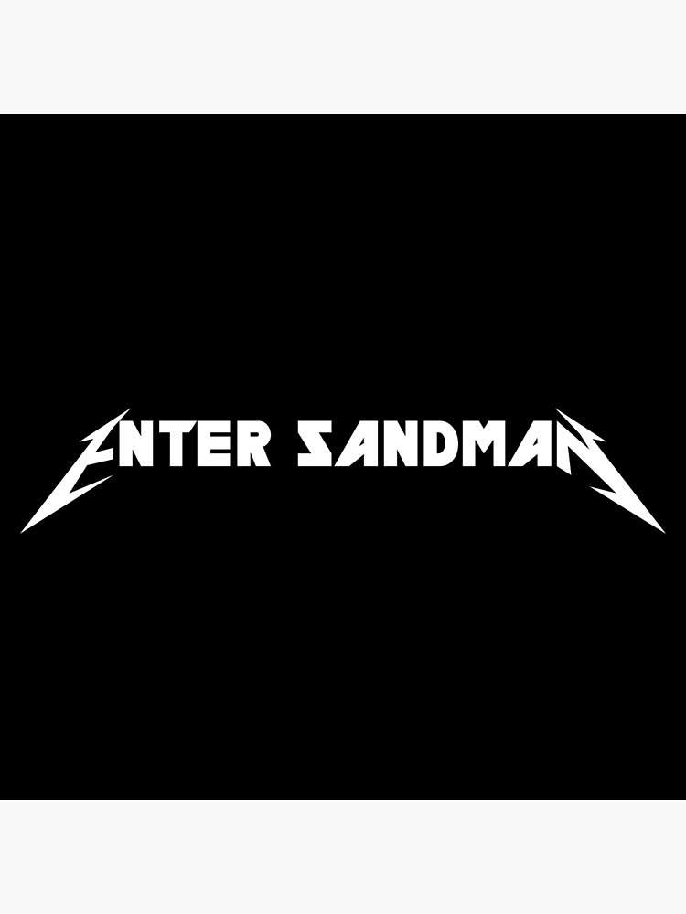 "Enter Sandman" Poster by lelikvee | Redbubble