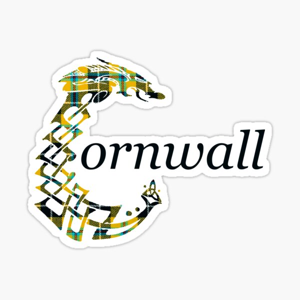"Illuminated Cornwall" Sticker for Sale by DavidRMurphy | Redbubble