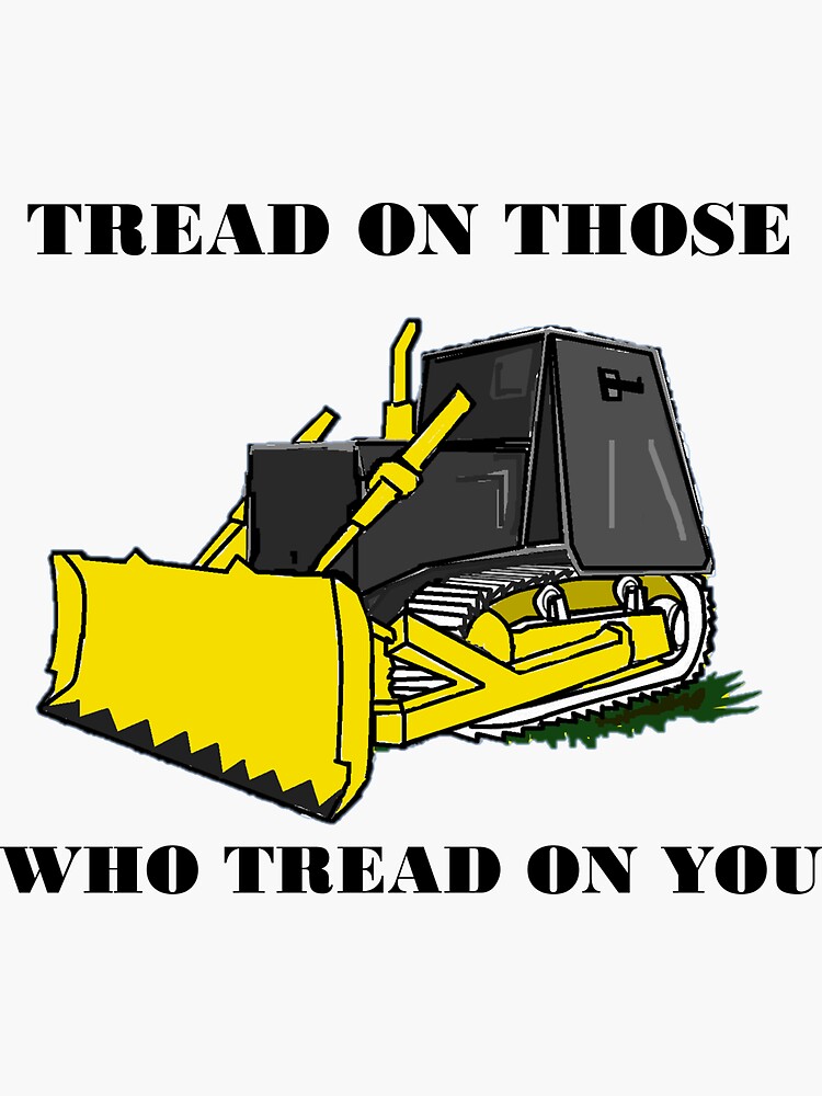 "killdozer gadsden transparent" Sticker for Sale by Taktisk | Redbubble