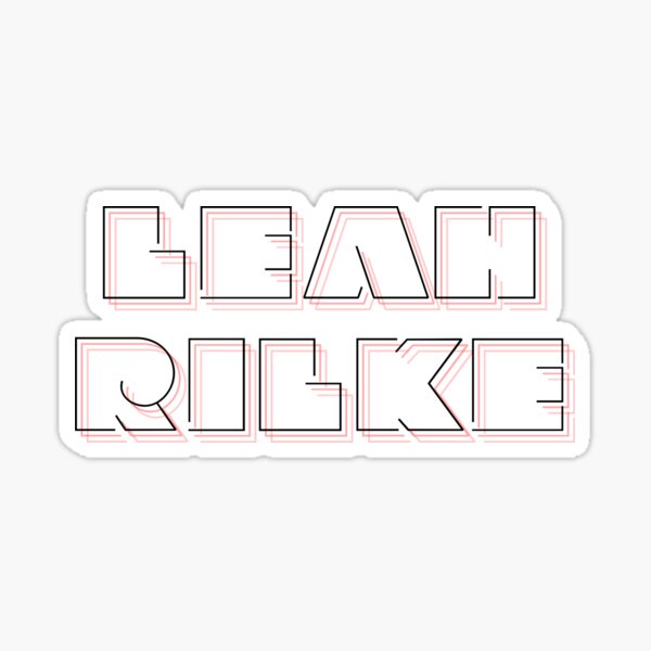"Leah Rilke" Sticker by micraelle | Redbubble