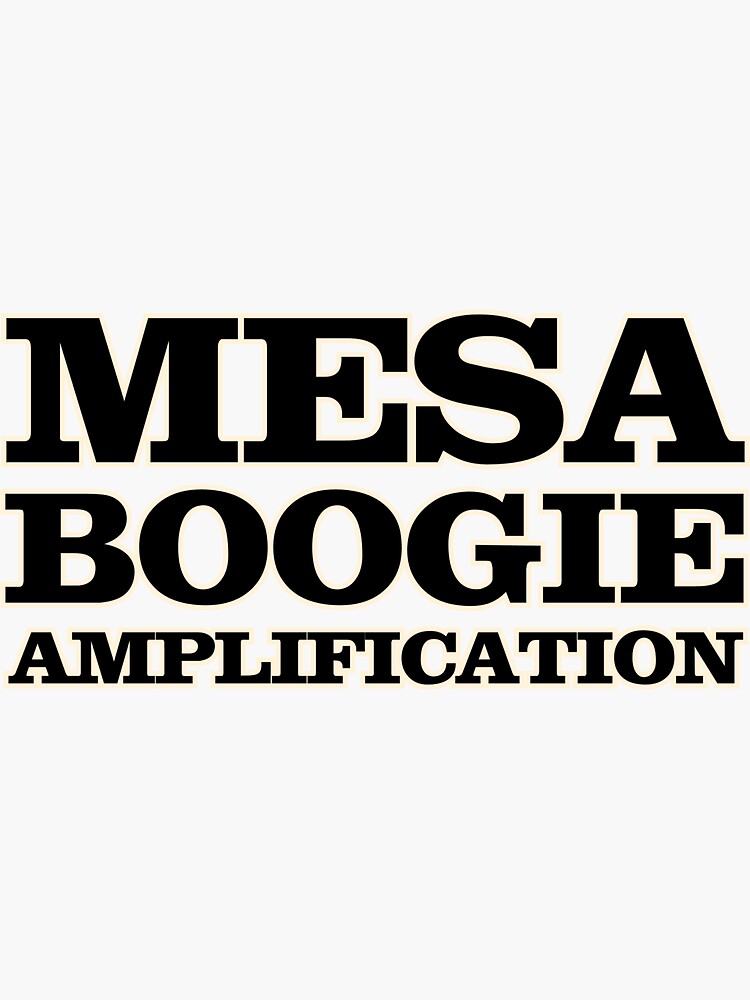 "Mesa boogie Amp" Sticker by siban | Redbubble