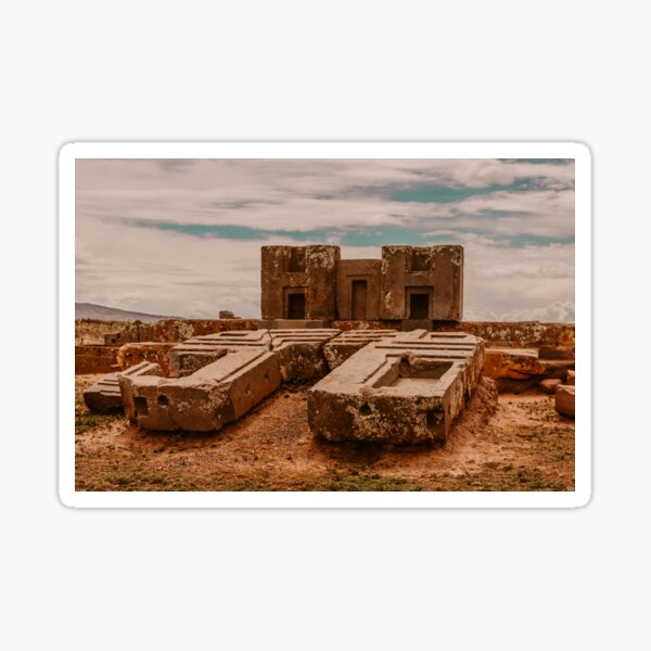 "Puma Punku, La Paz, Bolivia" Sticker for Sale by noeliachalfoun ...