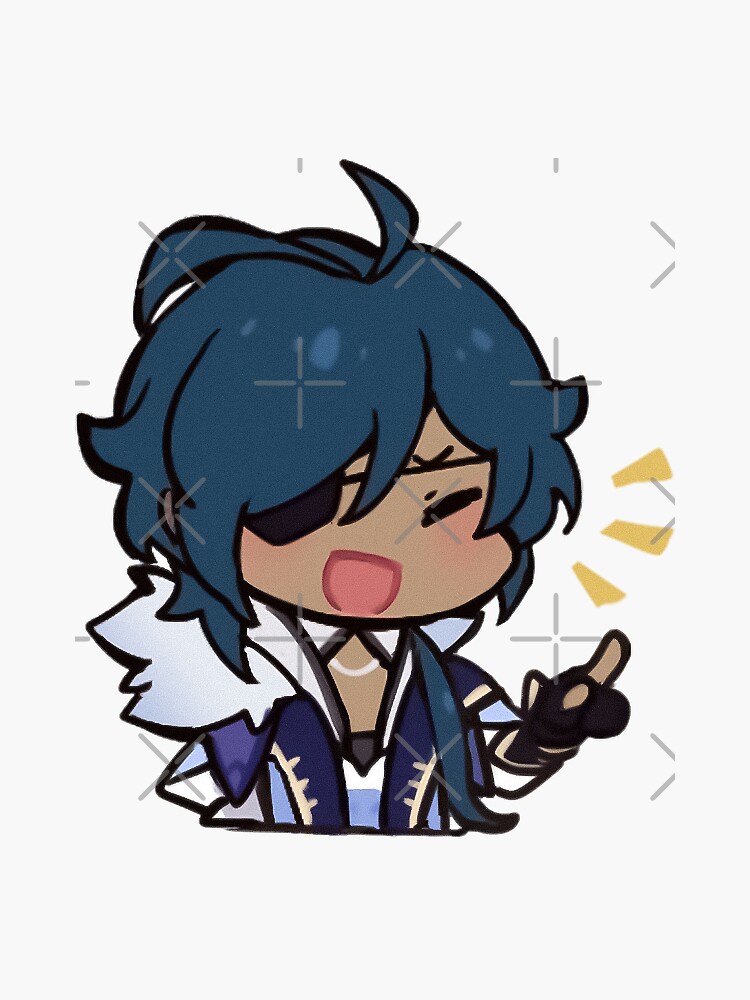 "Kaeya | Genshin Impact Sticker "You are Funny."" Sticker for Sale by ...