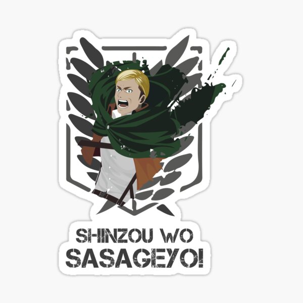"Erwin Smith Attack on Titan" Sticker by EryaMoon | Redbubble