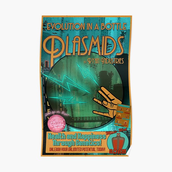 "Bioshock Plasmids Advertisement" Poster for Sale by Punchitgraphics ...