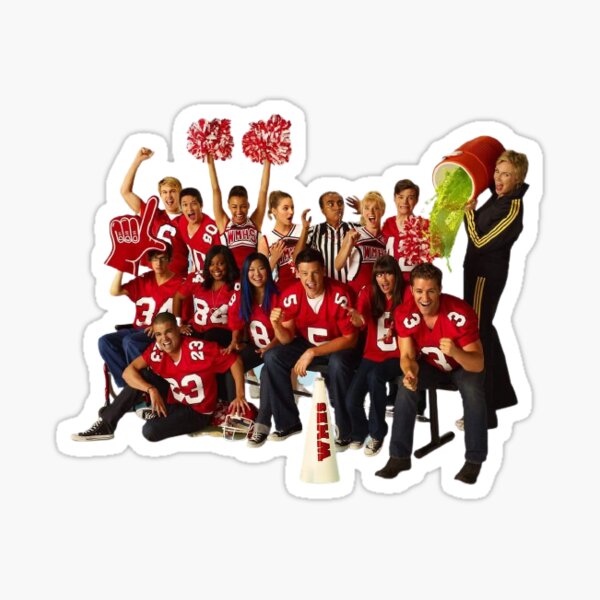 "glee poster design season 3" Sticker by rocococo29 | Redbubble