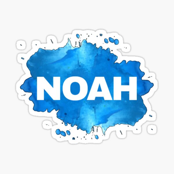 Noah Name Stickers | Redbubble